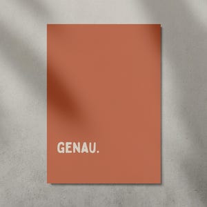 GENAU German Minimalist Art Print German Phrase Gift for German Learner ...