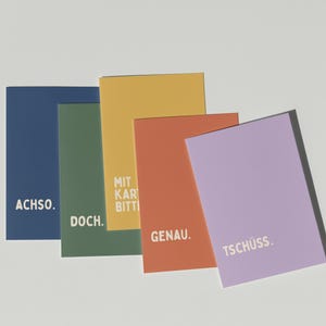 GENAU German Minimalist Art Print German Phrase Gift for German Learner ...