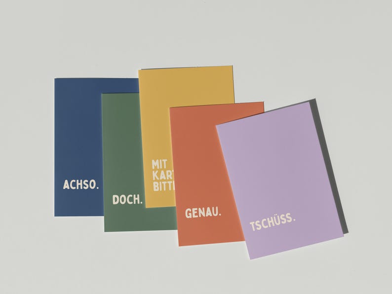 GENAU German Minimalist Art Print German Phrase Gift for German Learner ...