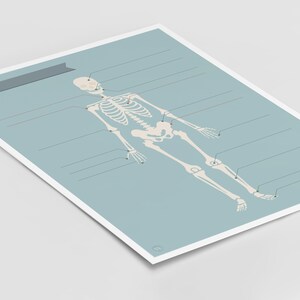 DAS SKELETT - German Language Poster - Classroom Print - Educational ...