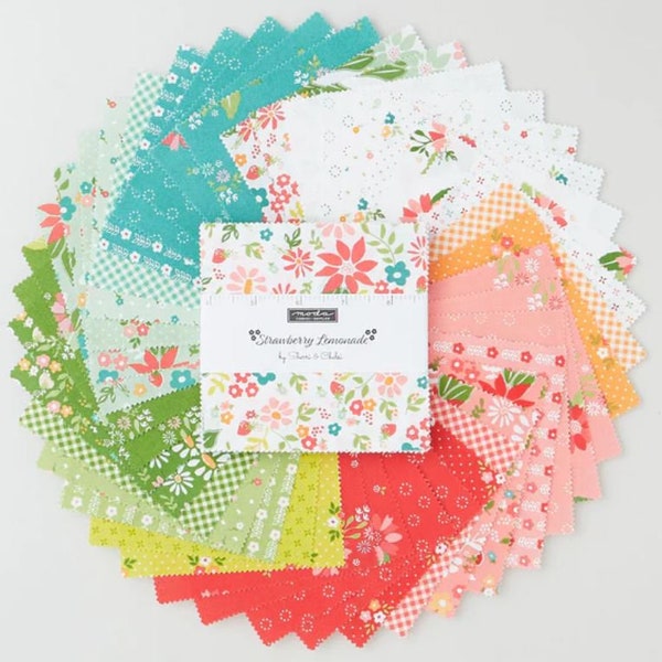 Moda Strawberry Lemonade Fabric - Etsy