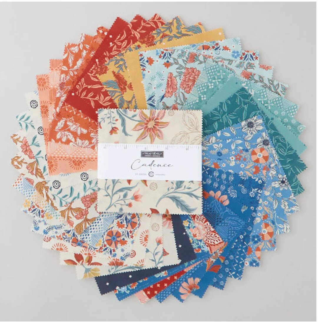 Cadence Designed by Crystal Manning for Moda Fabrics. 5" Squares Moda ...