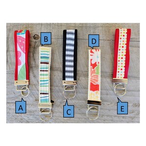 Handmade Key Fob Keychain, Wristlet Keychain, Key Fob, Cute Keychain ...