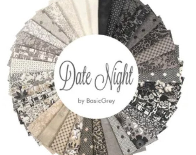 Date Night by Basicgrey for Moda Fabrics 42 5" X 5" Squares - Etsy