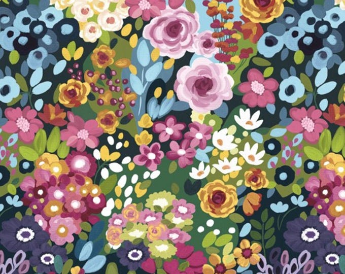 Morning Meadow by Lila Tueller for Riley Blake Designs CD15940R-NIGHT ...