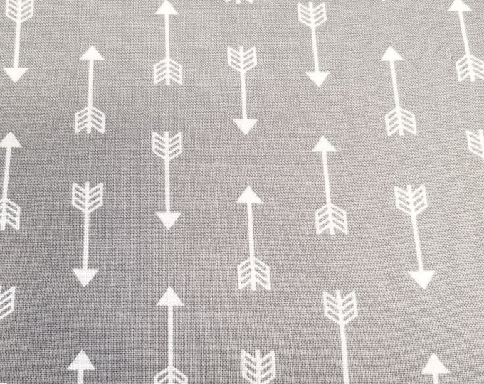 Arrow Fabric Archery Silver by Littlerhodydesign Grey and White Arrow ...