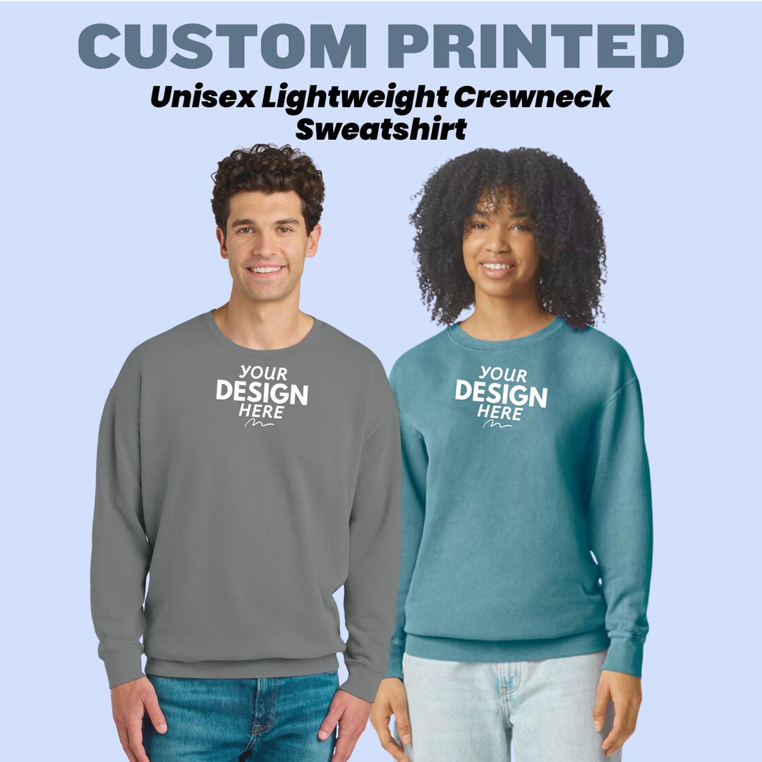 Custom Printed Long Sleeve Shirt Personalized Long Sleeve Shirt Custom ...