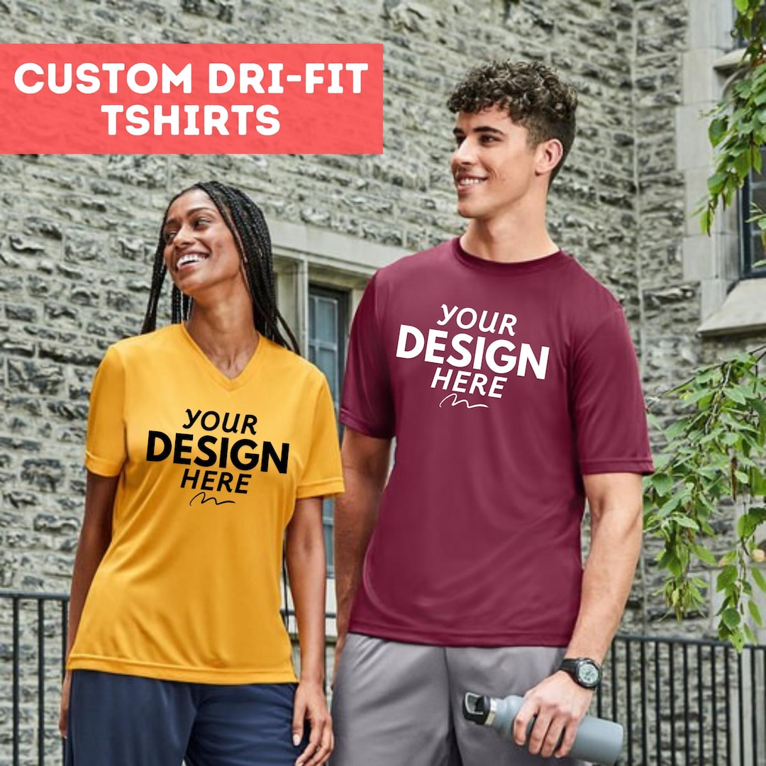 Custom Dri Fit Shirts, Performance Custom Tshirt, Dry Fit Tee ...