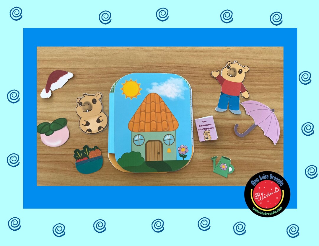 Capis House, a Printable Toy / Capis House, a Printable Toy capibara - Etsy