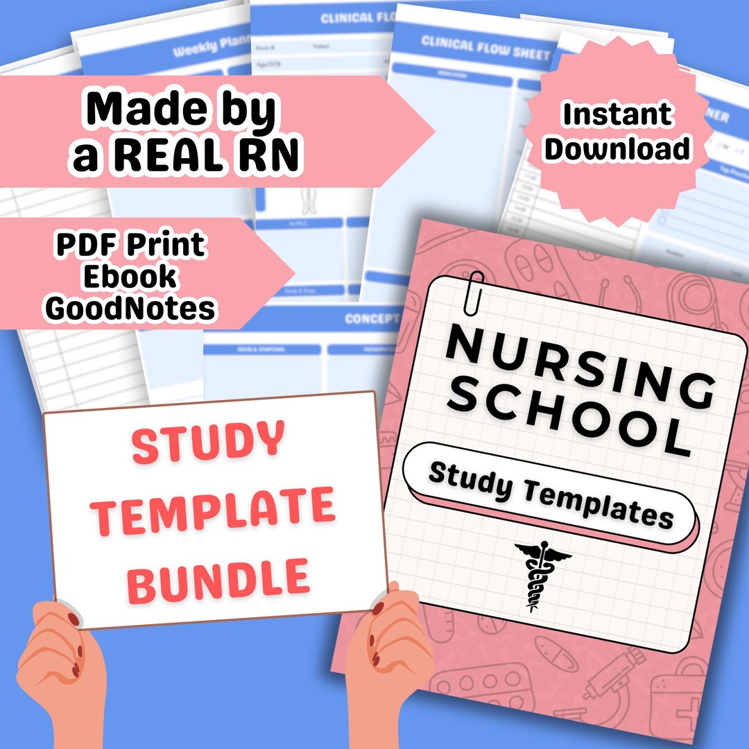 Nursing Notes, Nursing Student, Nursing Study Guide, Notes Template ...