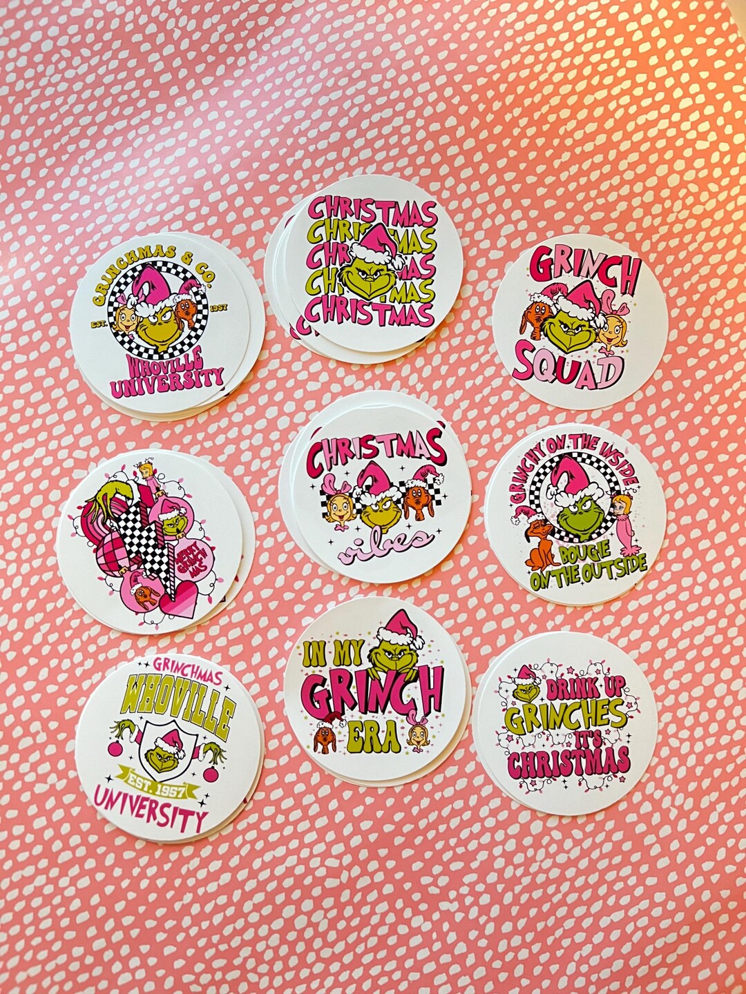 Christmas Freshie Bundle 2.5 Inch Cardstock Rounds Car Freshie Rounds ...