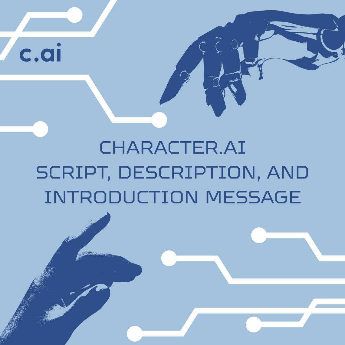 Character Ai/bot Script, Description, Introduction Message, Completely ...