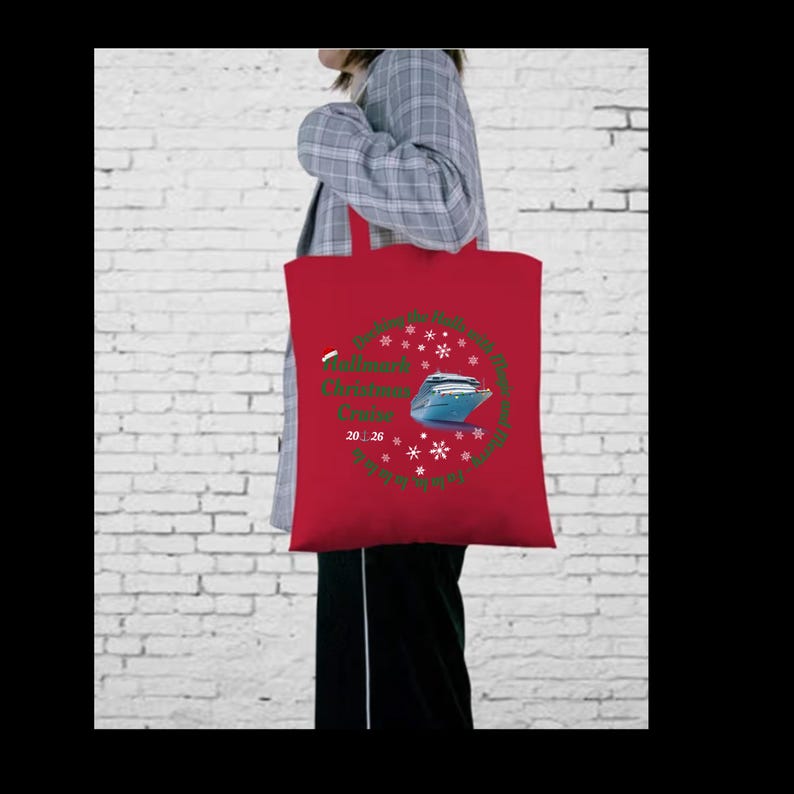 Sixthman 2026 Hallmarkcruise Themed Tote - Low Cost Flat Rate Shipping ...