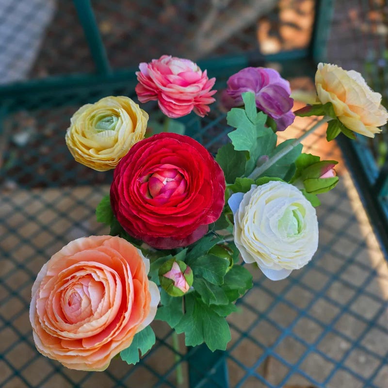 Silk Ranunculus - Etsy