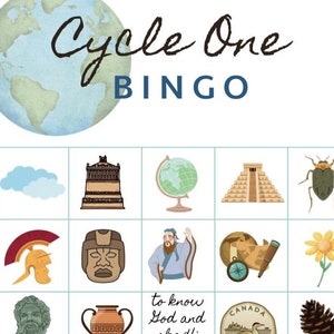 Cycle 1 Bingo Game - Classical Conversations - Digital - Review Game - Etsy
