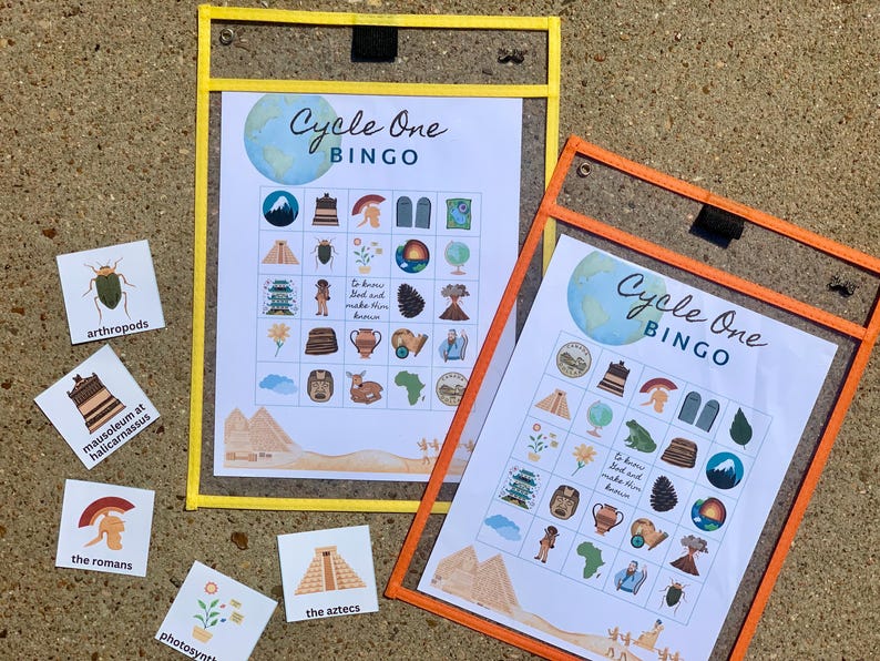 Cycle 1 Bingo Game - Classical Conversations - Digital - Review Game - Etsy