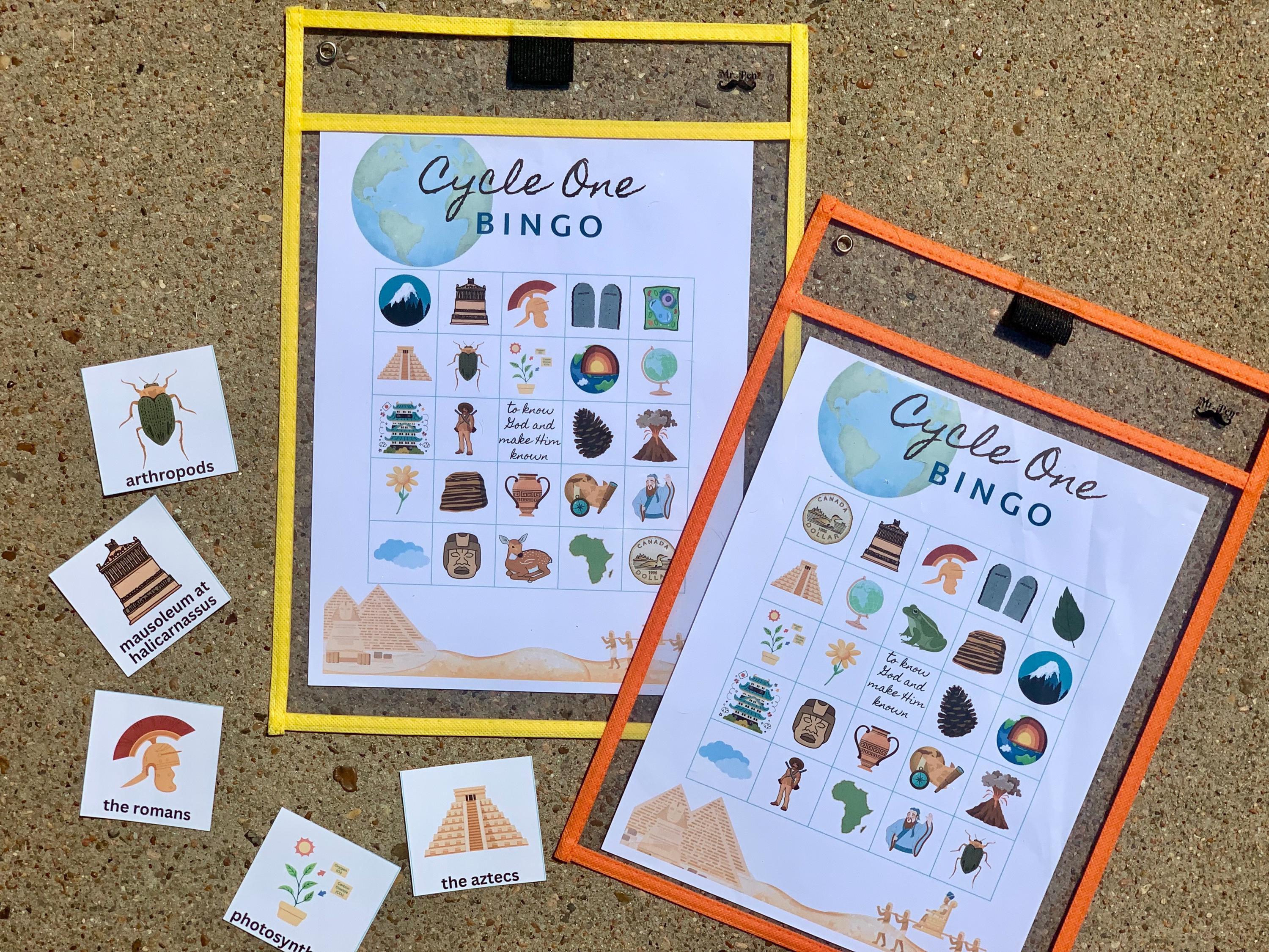 Cycle 1 Bingo Game - Classical Conversations - Digital - Review Game - Etsy