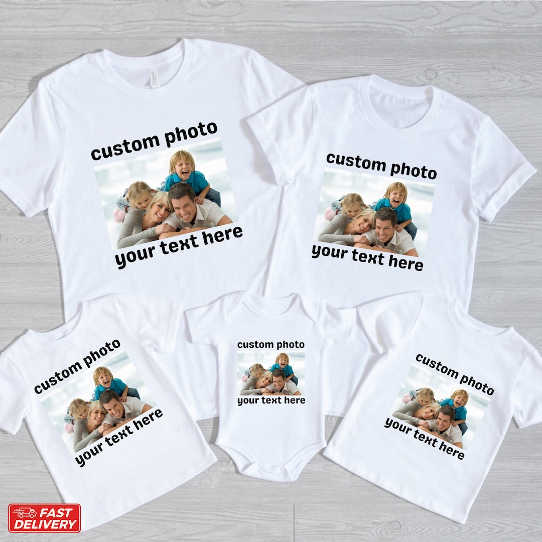 Personalized Photo T-shirt: Custom Graphic Tee for Women - Etsy