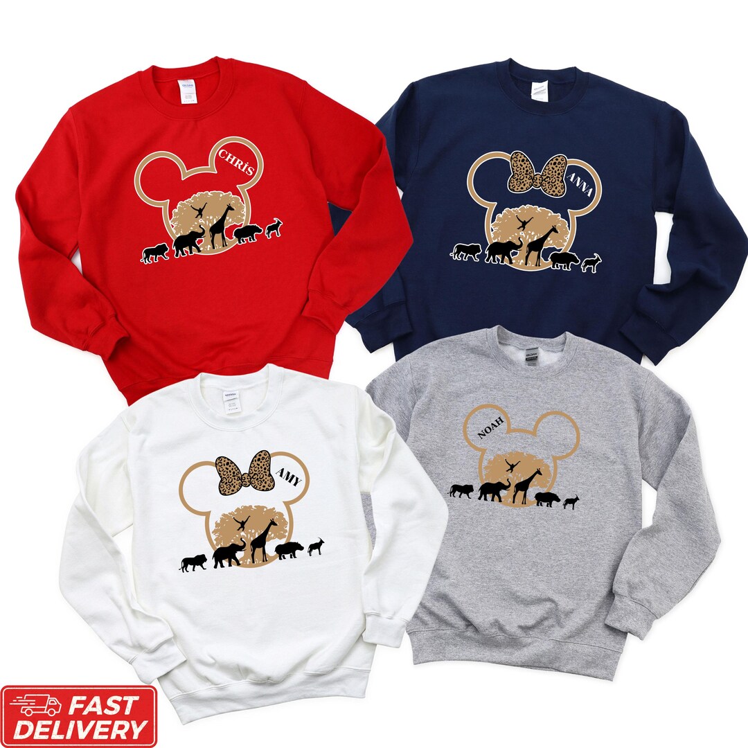 Custom Disney Animal Kingdom Sweats, Disney Animal Sweat, Safari Family ...