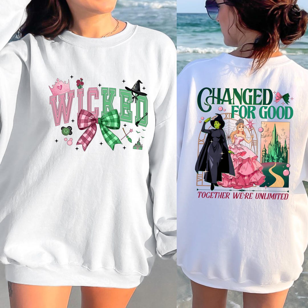 New Wicked Change for Good Hoodie and Sweatshirt, Defy Gravity ...