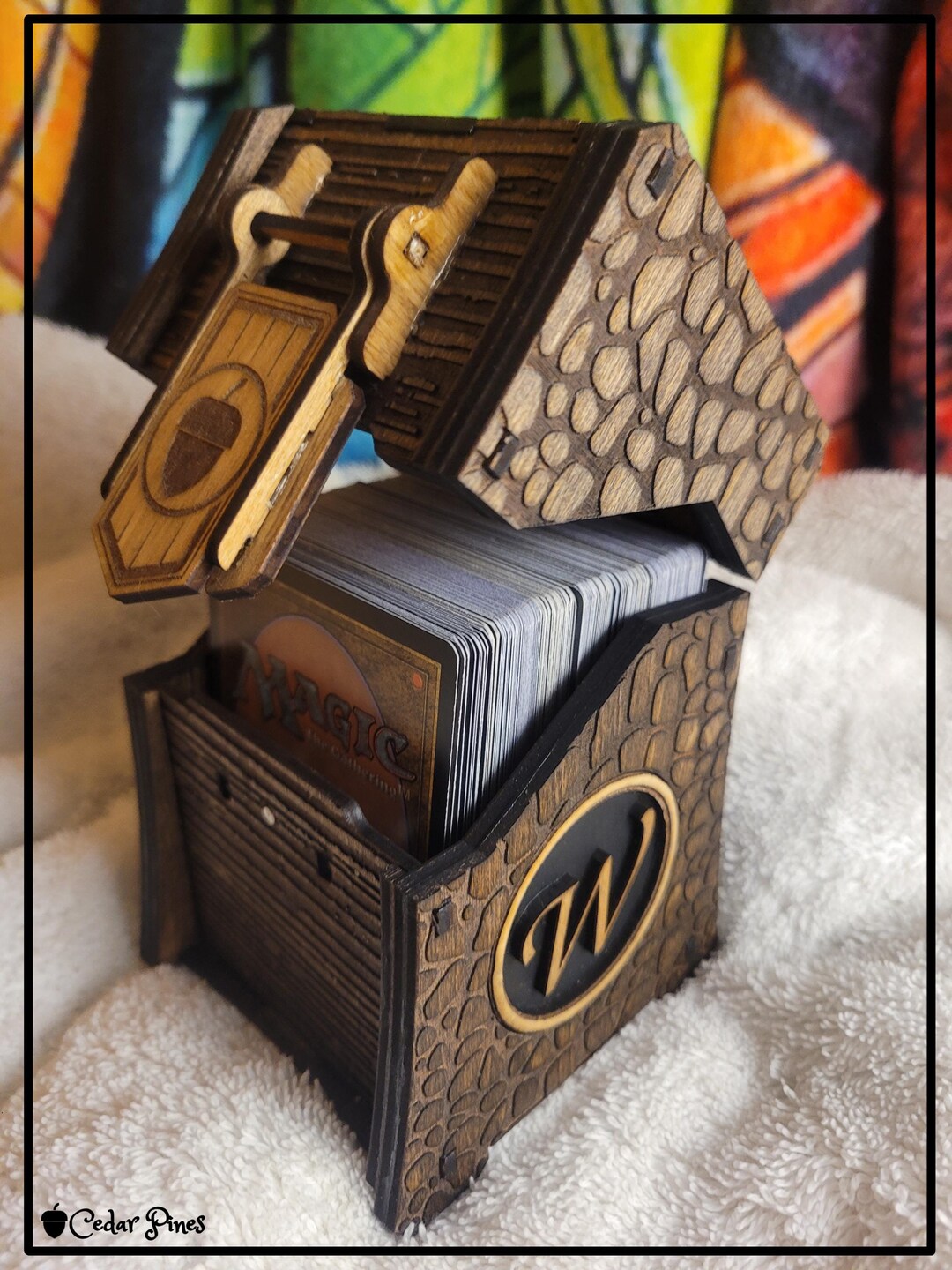 Personalized Card Storage Container for TCG Lovers. Finely Crafted ...