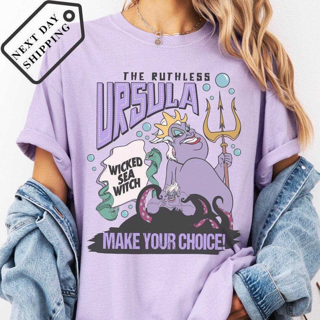 Comfort Colors® Disney Villains Ursula Shirt, the Ruthless Ursula Sea ...