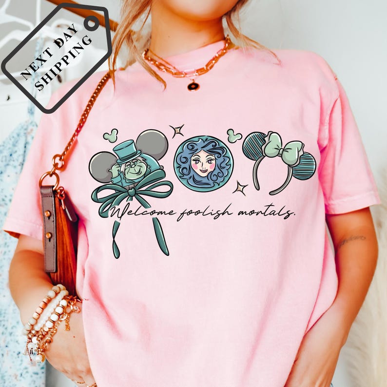 Comfort Color® Vintage Haunted Mansion Shirt Stretching Room Shirt ...