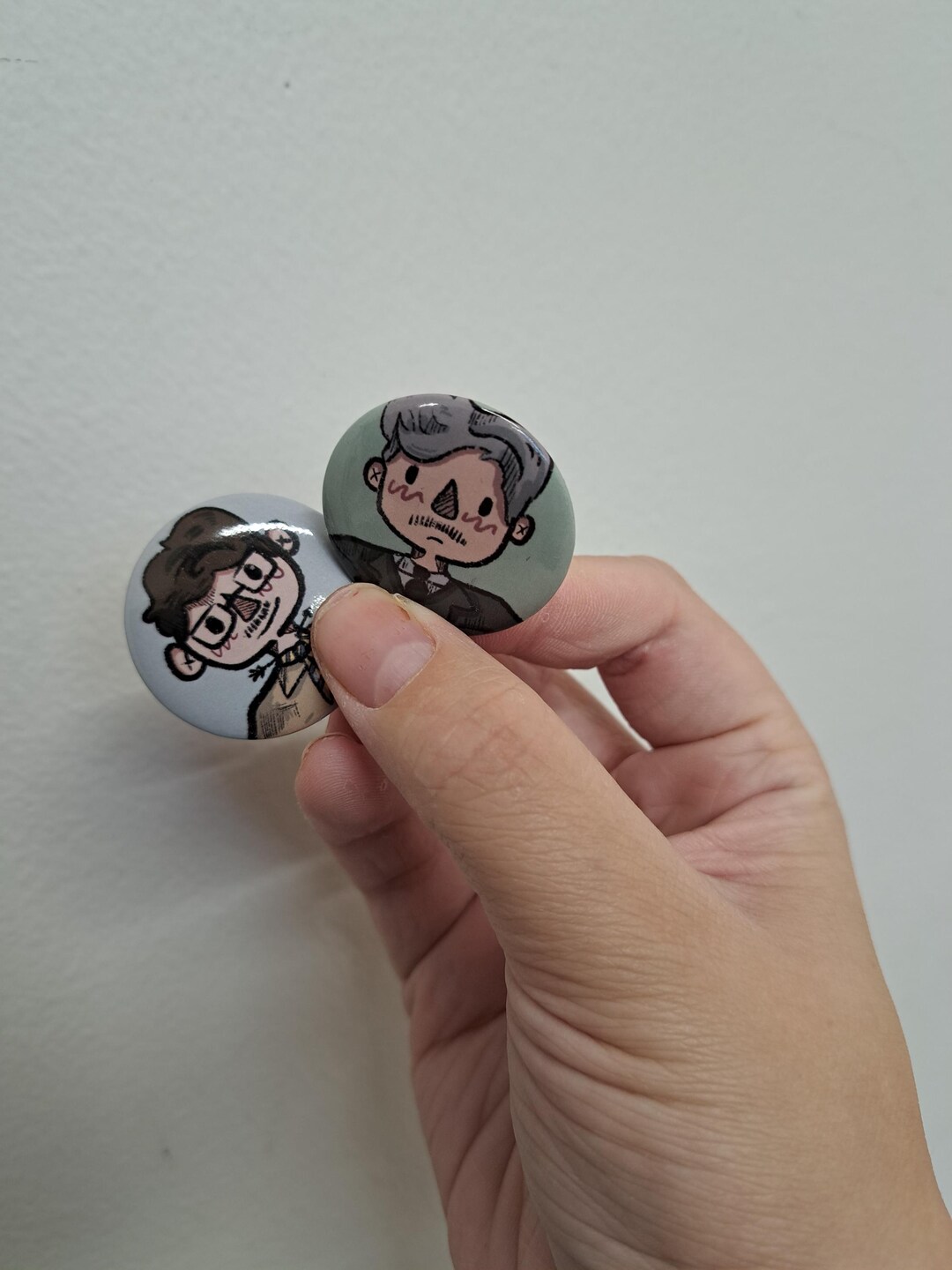 Pat & Cap Ghost Badges - Etsy