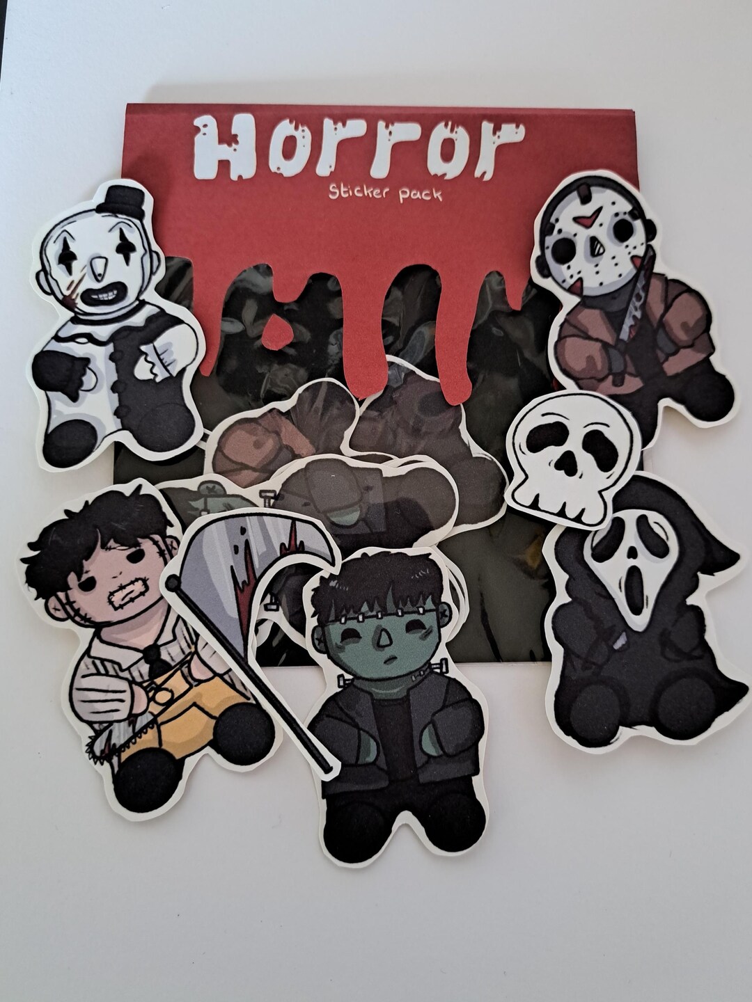 Horror Sticker Pack - Etsy