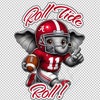 Crimson Roll Tide Bama Printable PNG for Sublimation Shirts Stickers ...