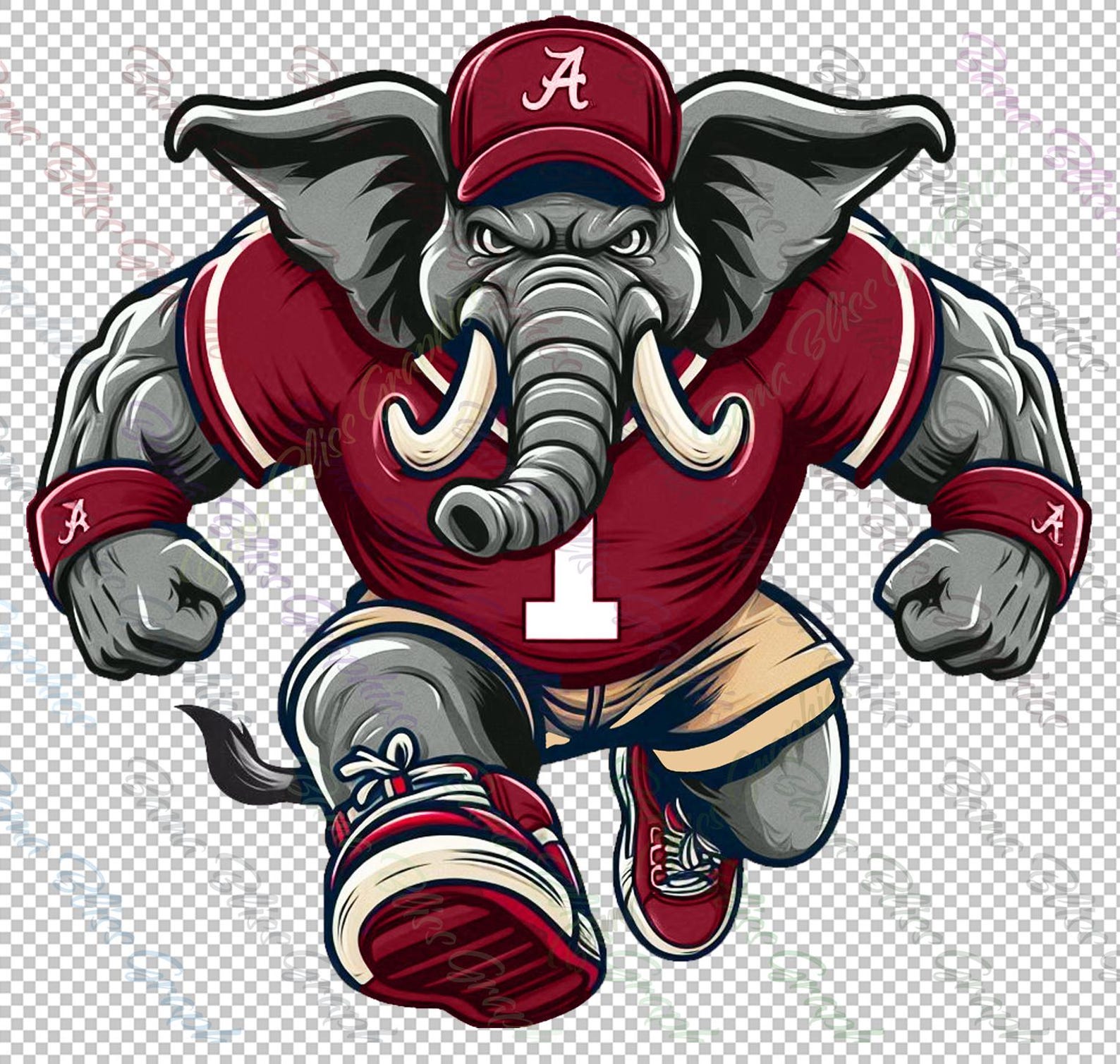 Crimson Roll Tide Bama Printable PNG for Sublimation Shirts Stickers ...