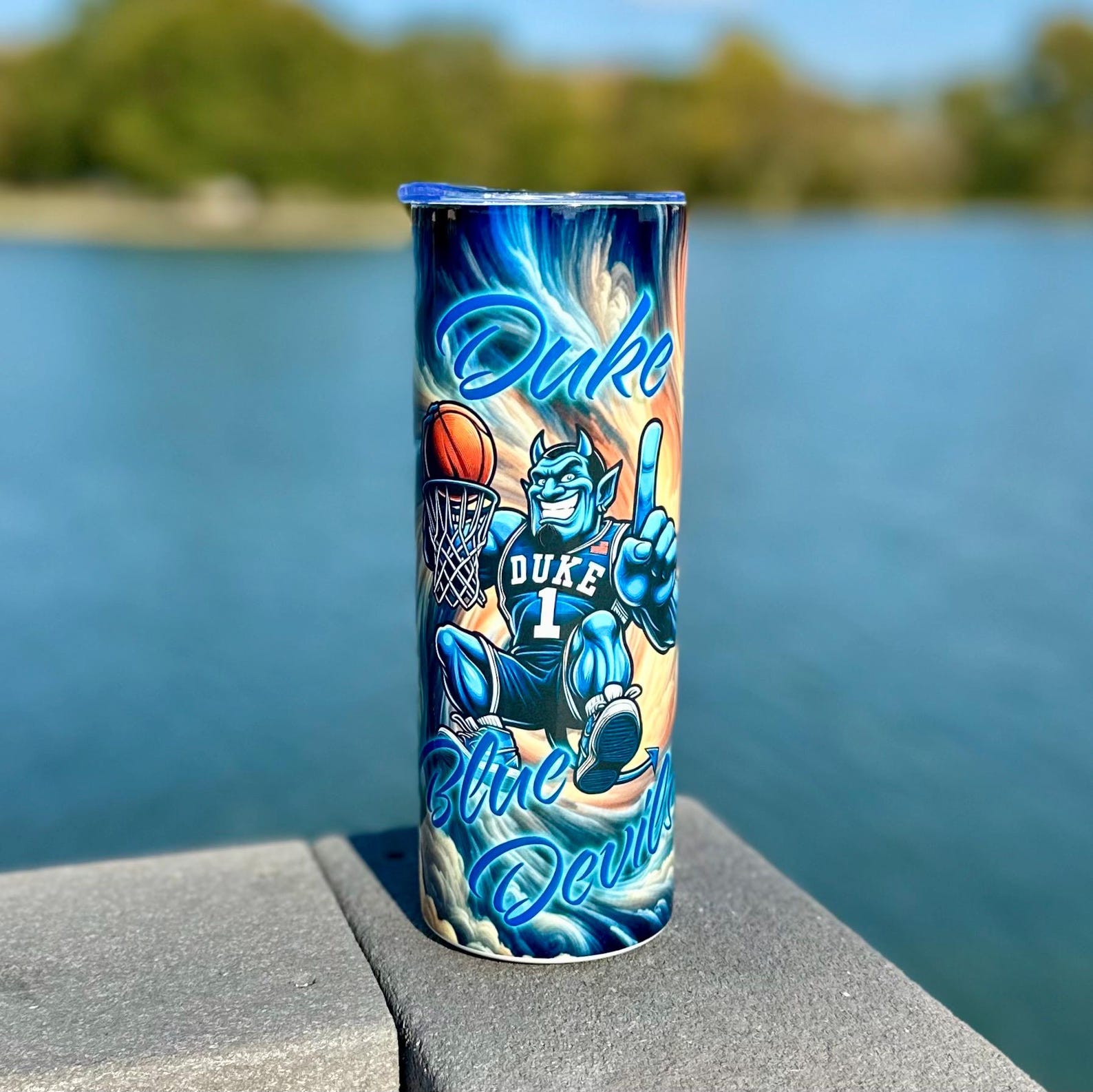 Duke Blue Devils Tumbler Personalized 20 or 30oz Original Design Custom ... Duke Blue Devils Tumbler Personalized 20 or 30oz Original Design Custom ...
