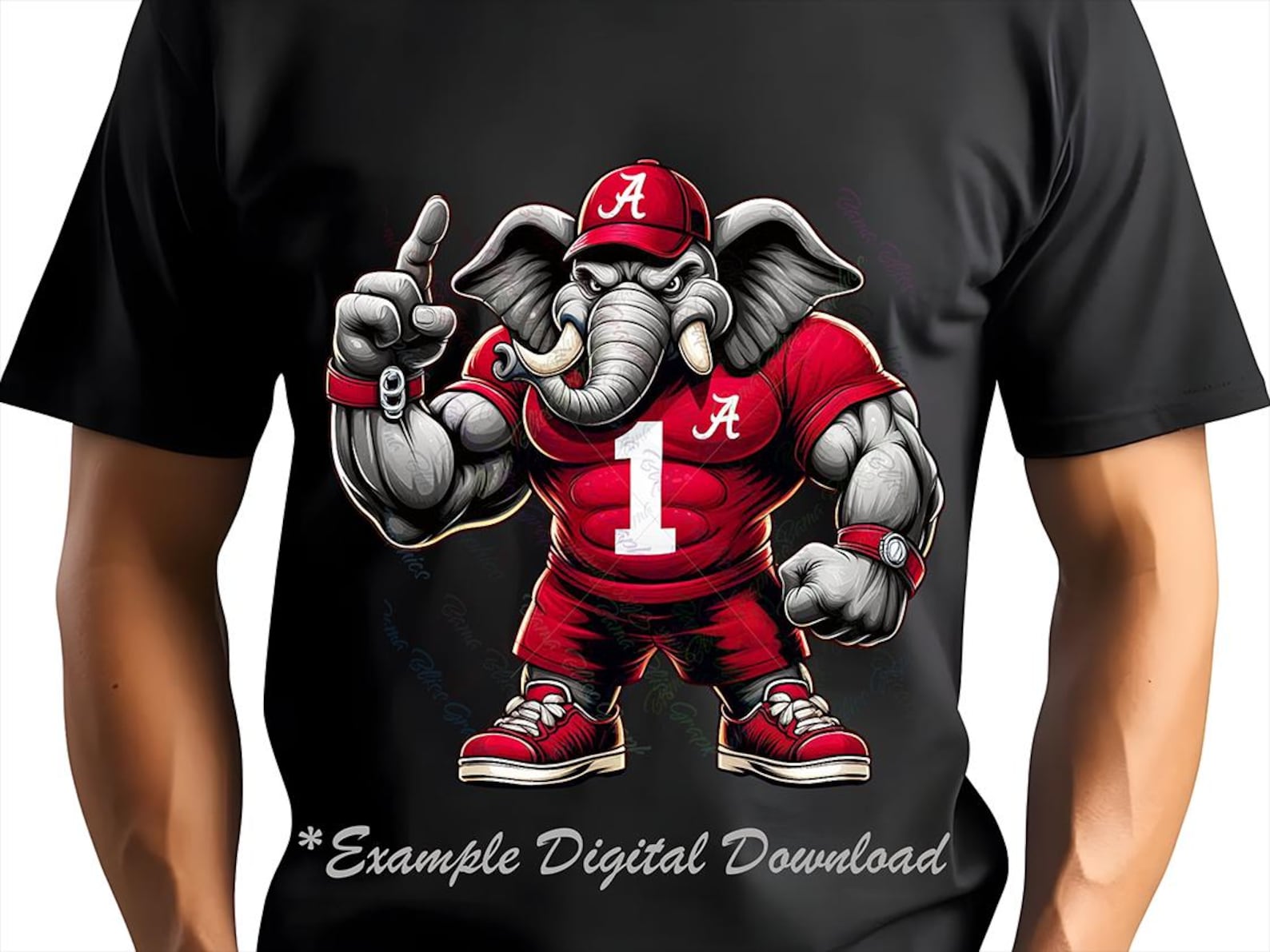 Crimson Roll Tide Bama Printable PNG for Sublimation Shirts Stickers ...