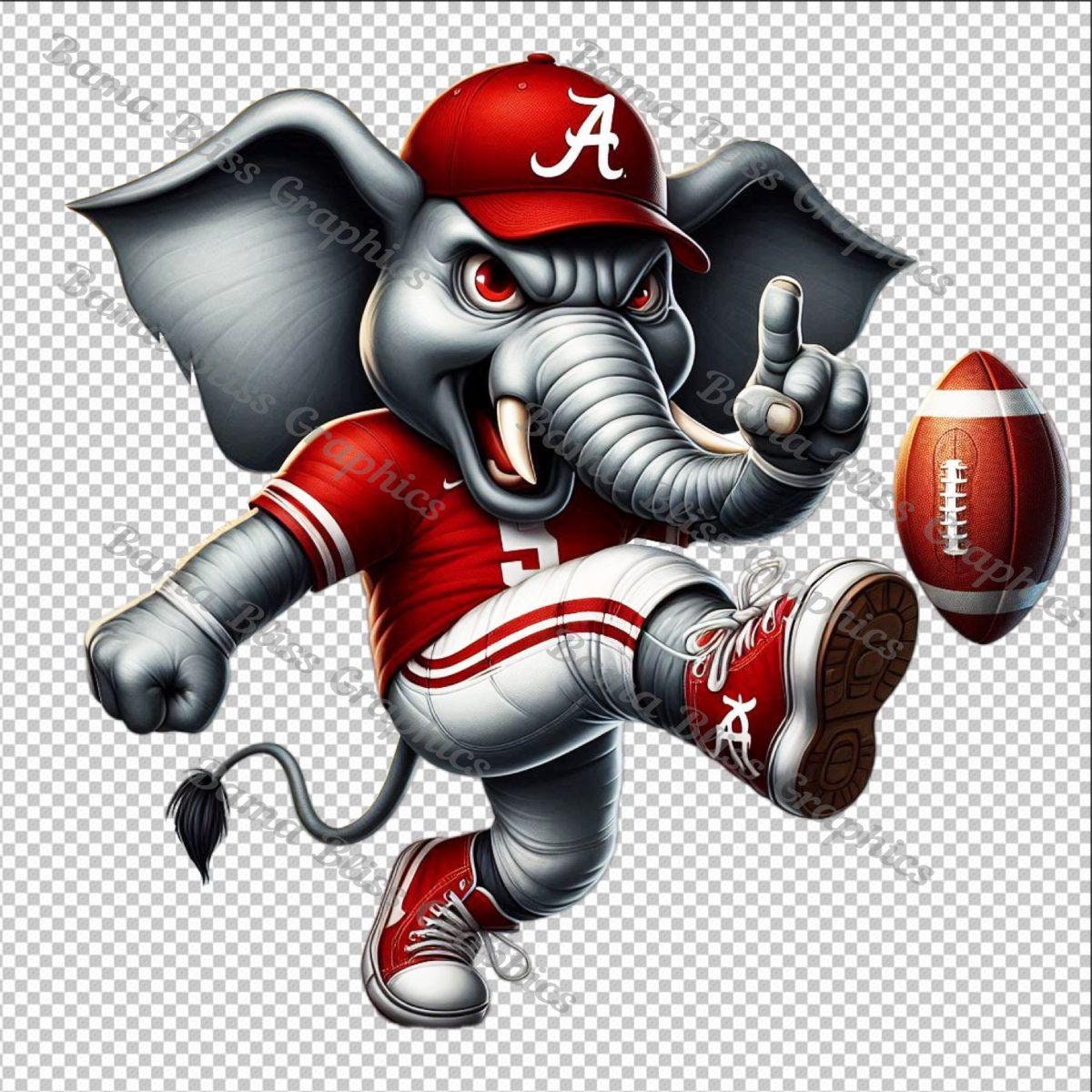 Crimson Roll Tide Bama Printable PNG for Sublimation Shirts Stickers ...