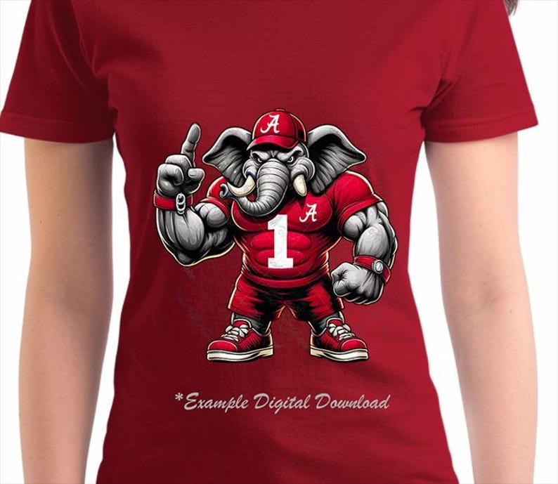 Crimson Roll Tide Bama Printable PNG for Sublimation Shirts Stickers ...