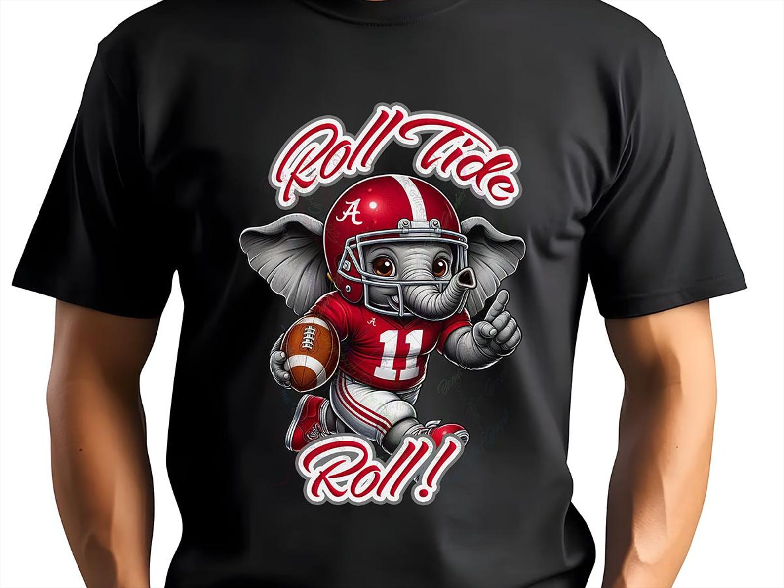 Crimson Roll Tide Bama Printable PNG T-shirt Design for Sublimation ...
