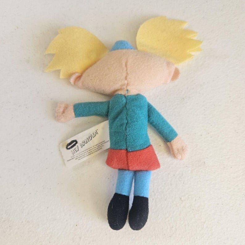 Hey Arnold! Plush Toy Nickelodeon Mcdonalds Happy Meal Vintage 2001 - Etsy