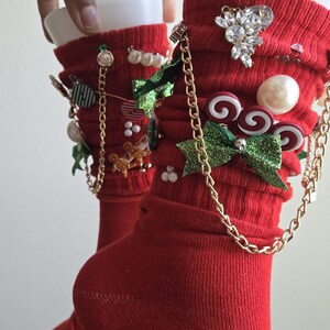 Custom Theme Charm Socks, Personalized Junk Glam Socks - Etsy