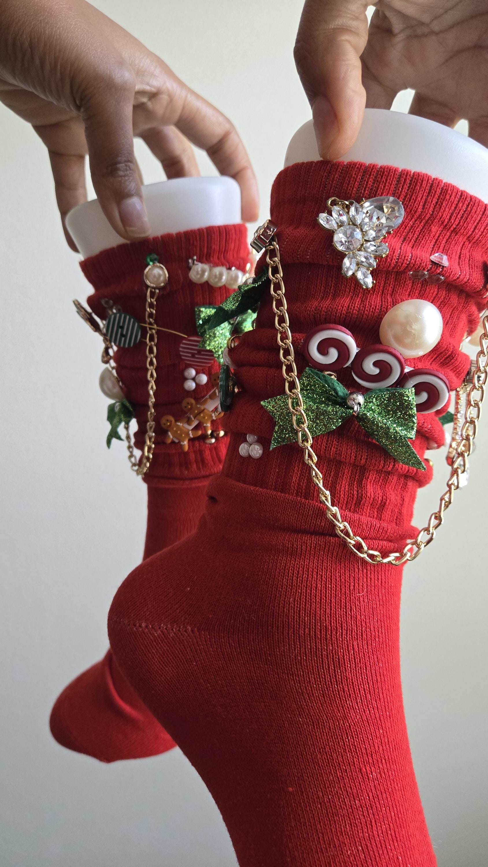Custom Theme Charm Socks, Personalized Junk Glam Socks - Etsy