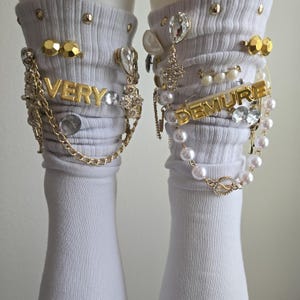 Custom Theme & or Personalized Charm Socks, Junk Socks, Glam Socks ...