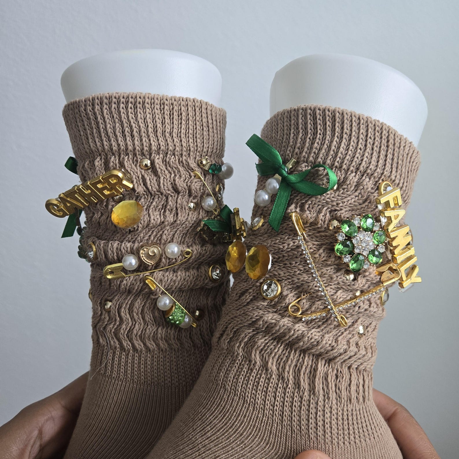 Custom Theme Charm Socks, Personalized Junk Glam Socks - Etsy