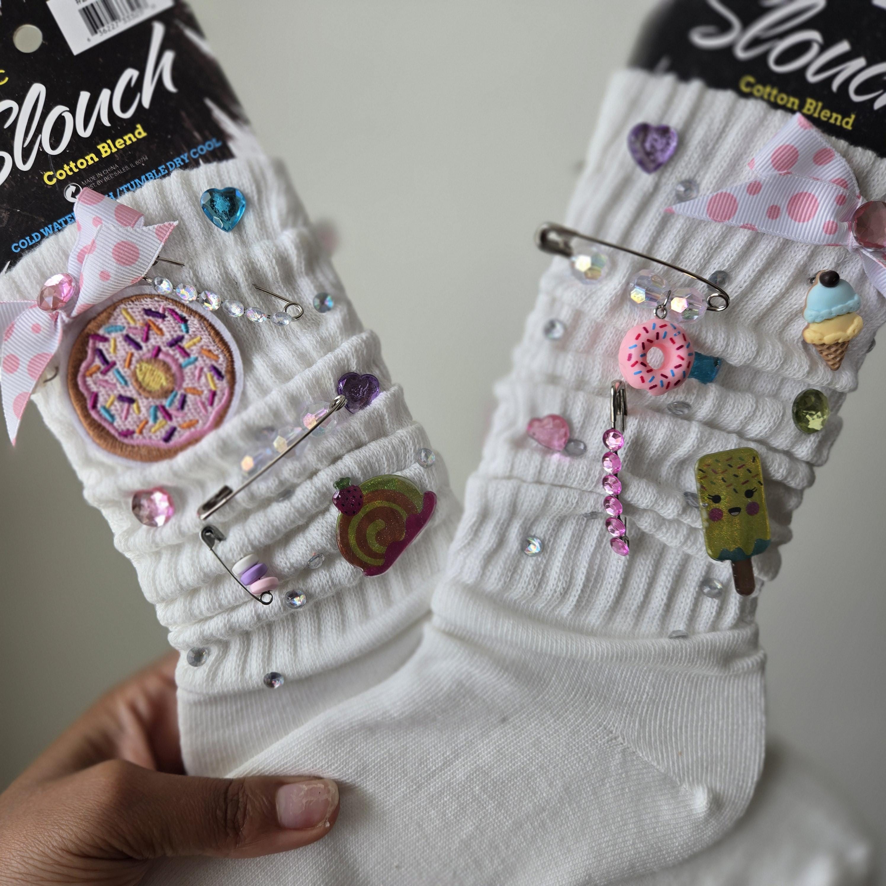 Custom Theme & or Personalized Charm Socks, Junk Socks, Glam Socks ...