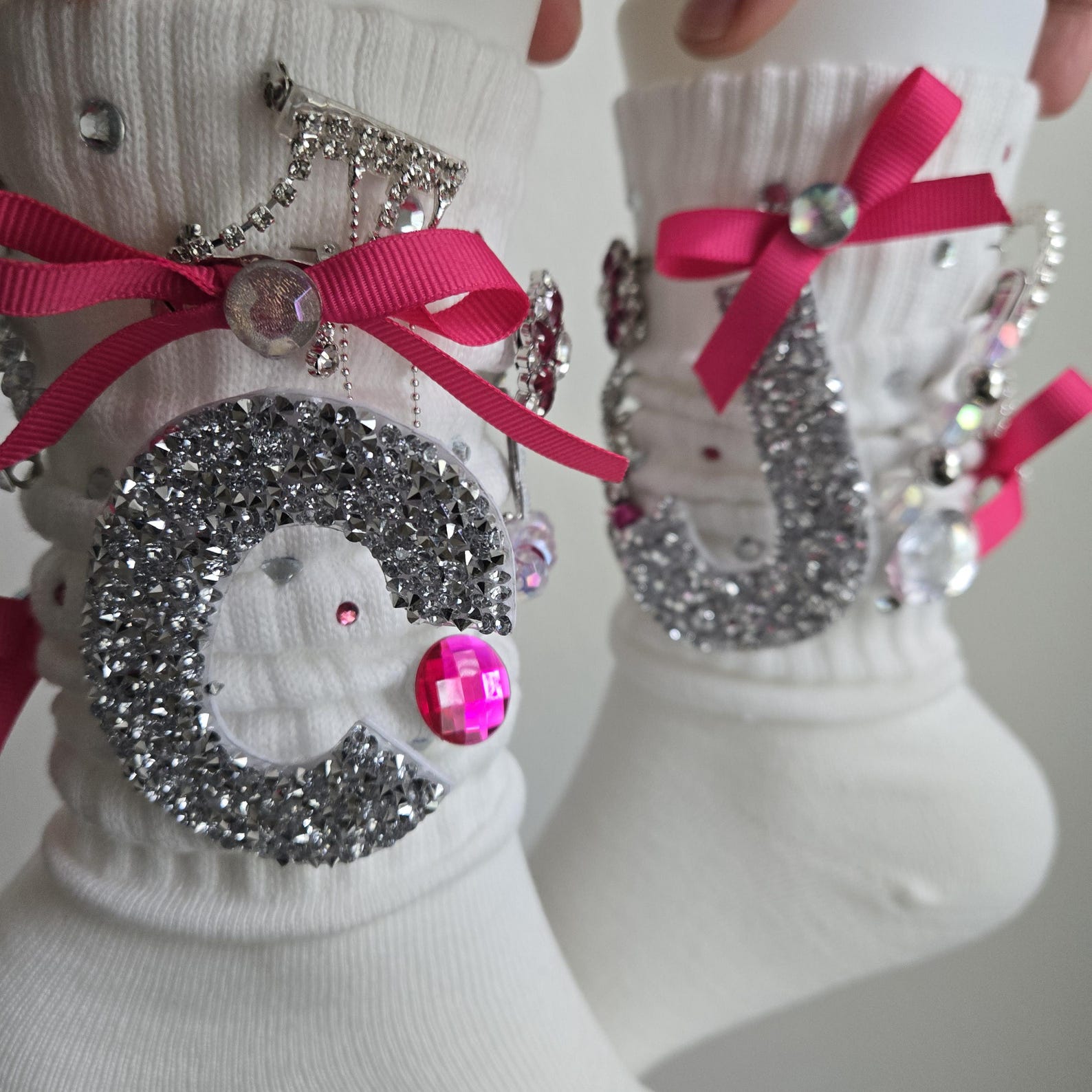 Letters Only: Glam/luxe Junk Socks, Charm Socks, Glam Socks, Bling ...