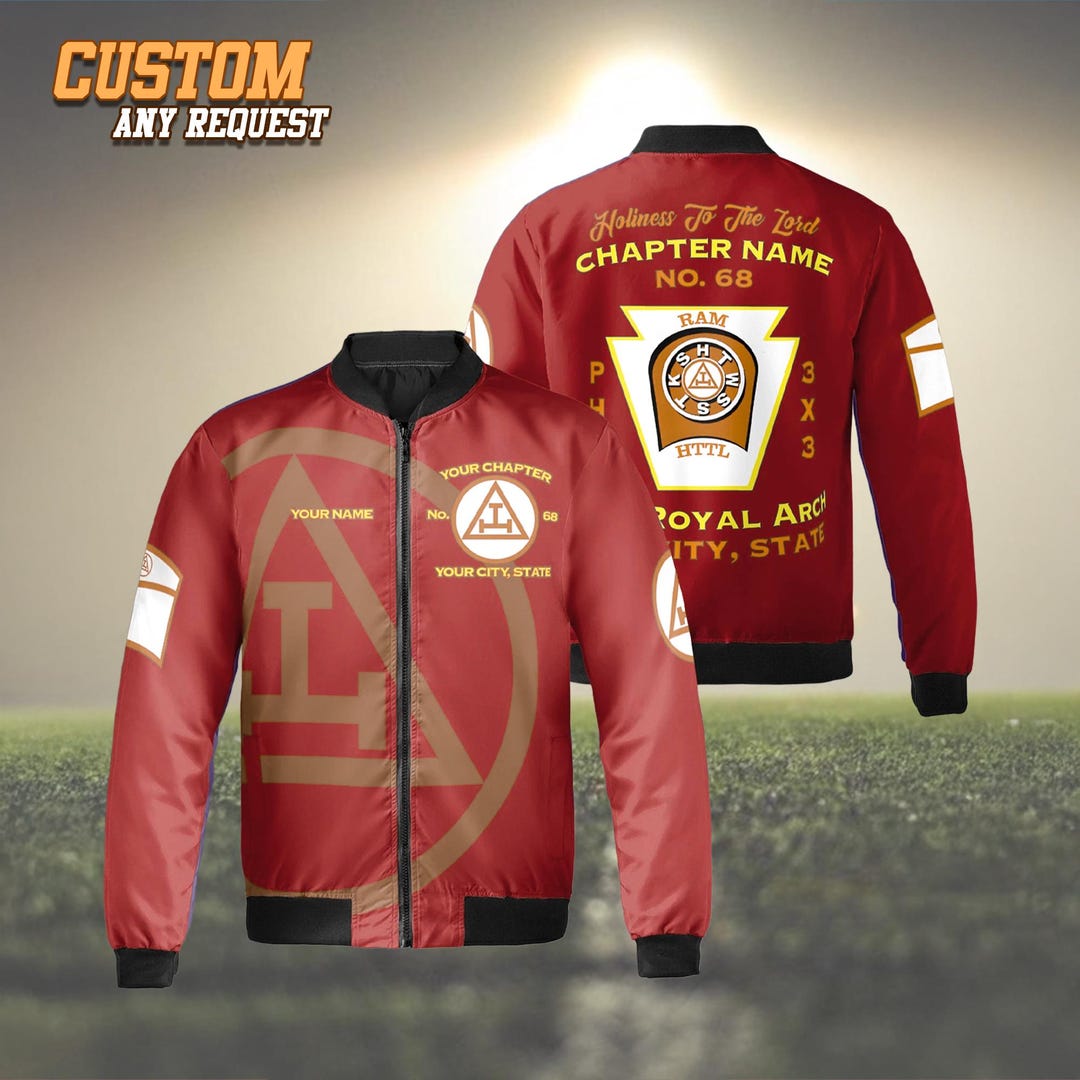 Royal Arch Mason Baseball Jacket | Custom York Rite Varsity ...