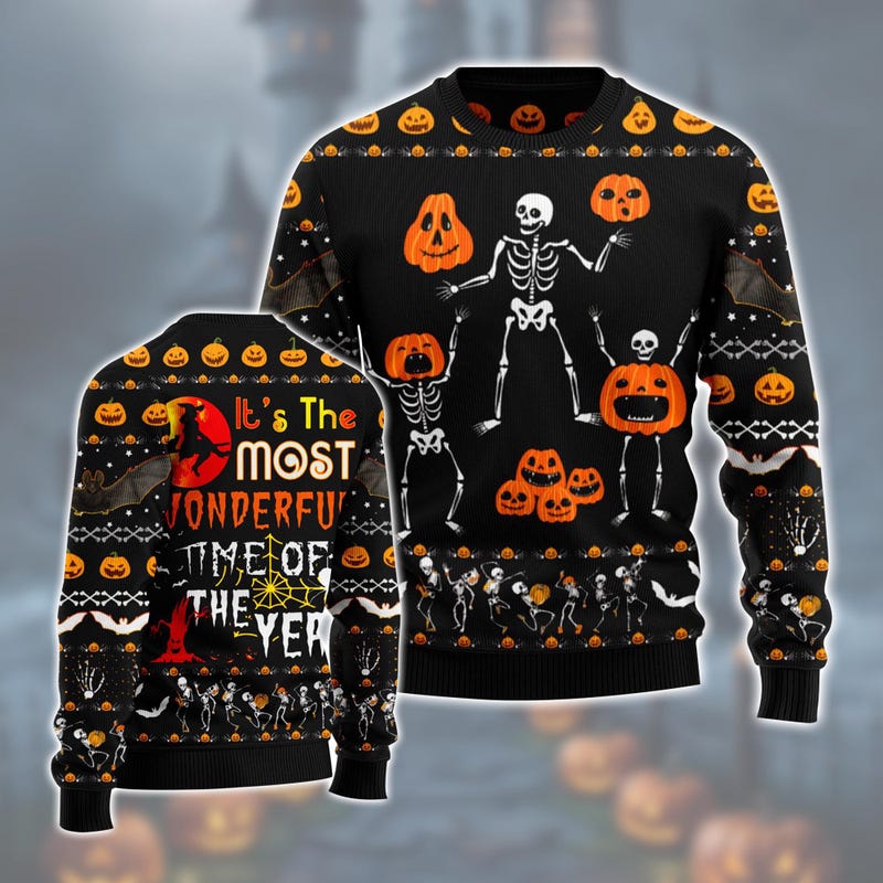 Skeleton Knit Sweater - Etsy