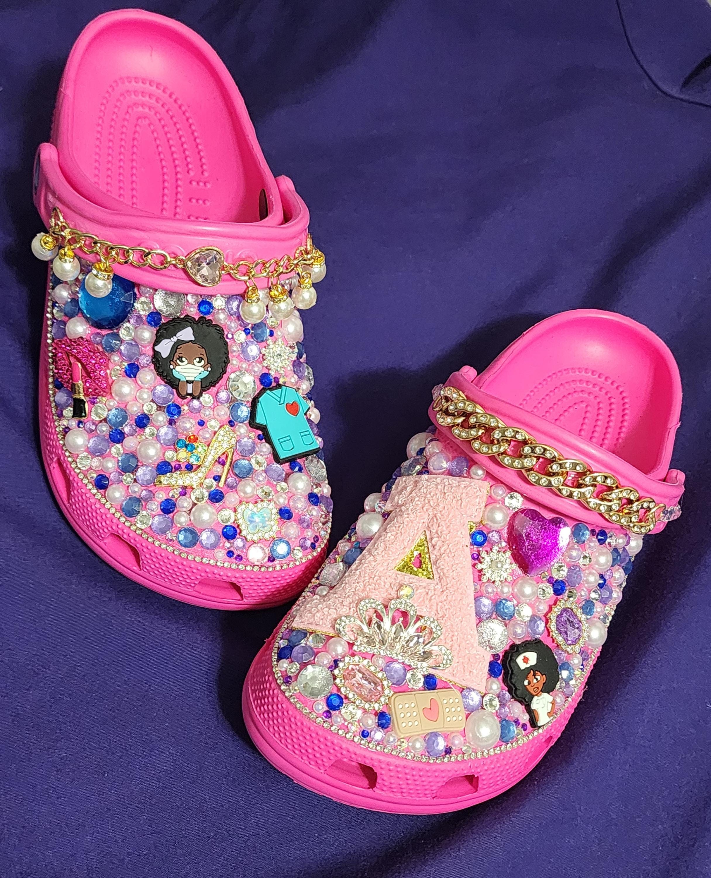 Bling Crocs: Made-to-order Embellished Clogs - Etsy
