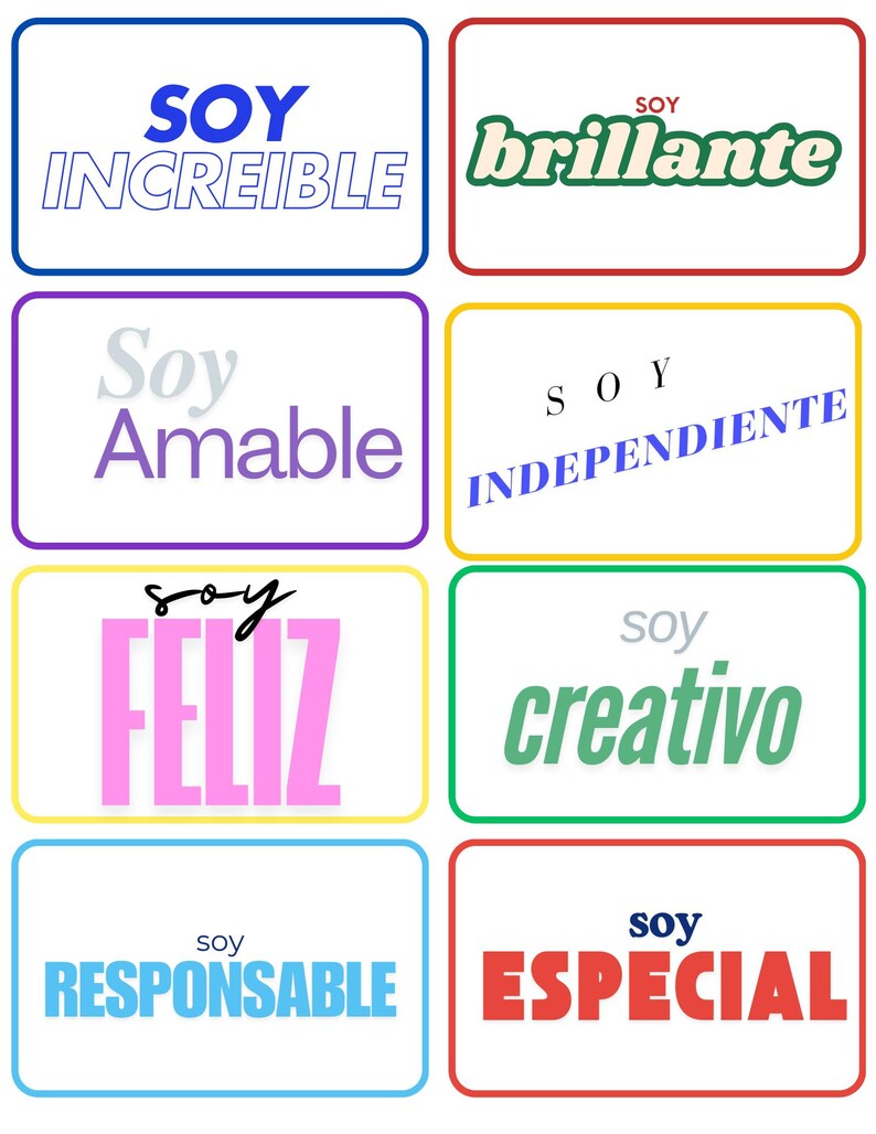 Routines and Affirmations Pack – Charts, Checklists, & Positive Cards ...