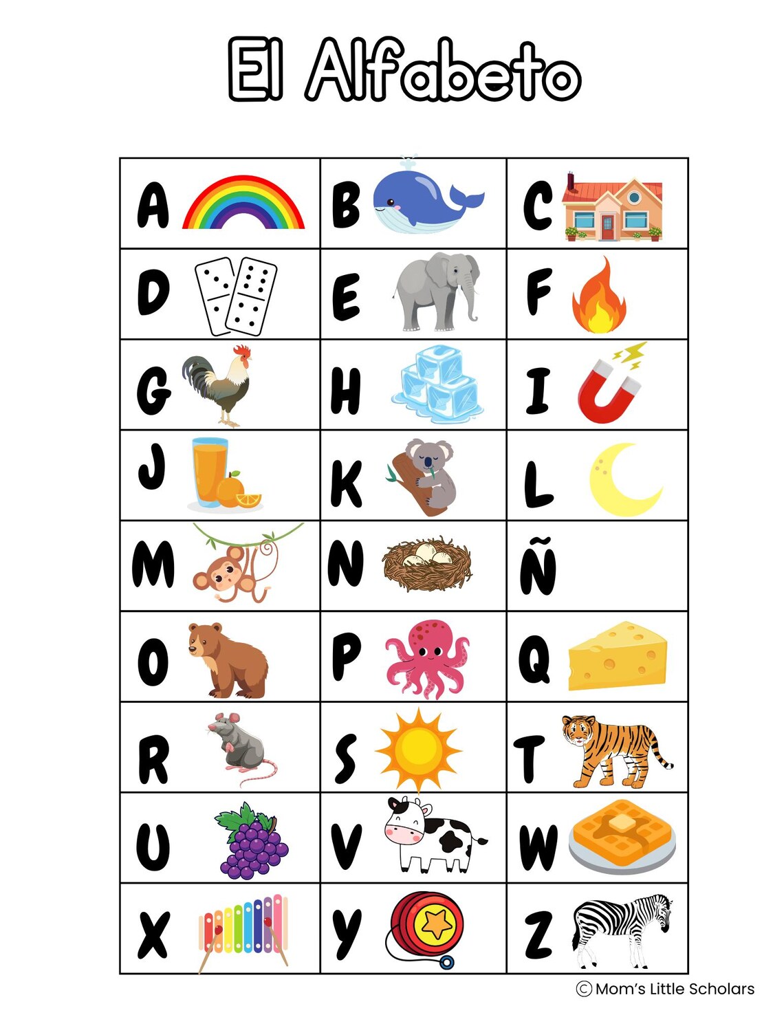 Learn to Read Spanish Printable Pages Worksheets for Elementary and ...