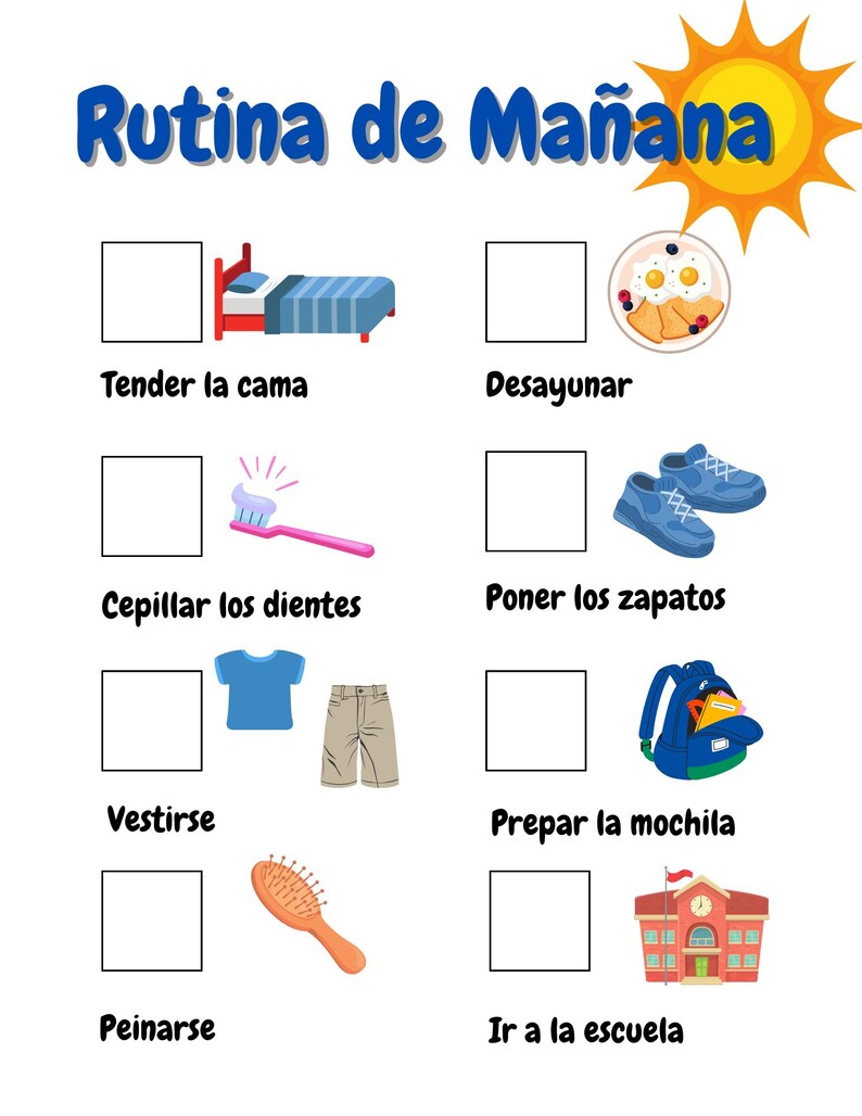 Routines and Affirmations Pack – Charts, Checklists, & Positive Cards ...