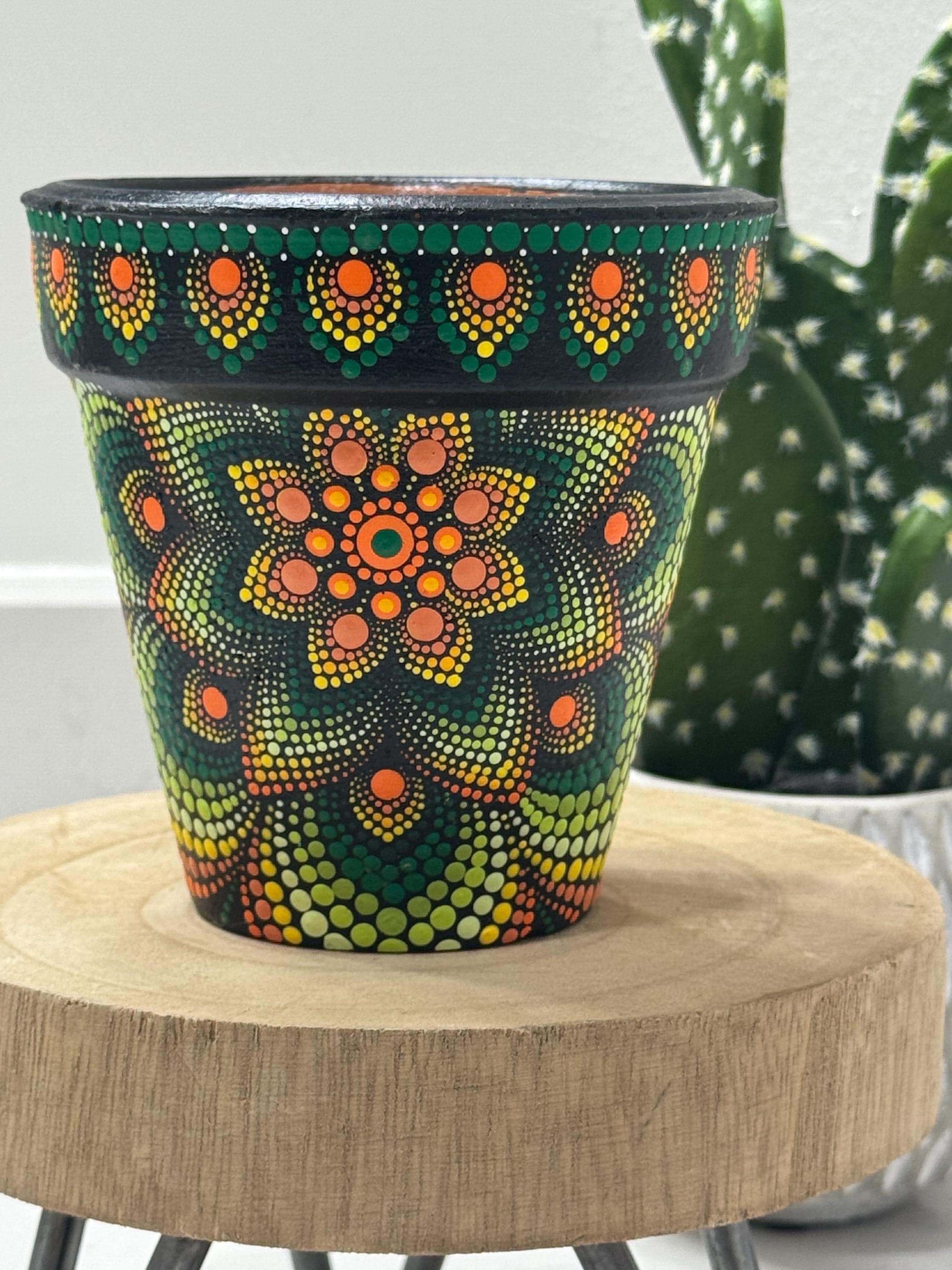 Hand Painted Flower Pots - Etsy